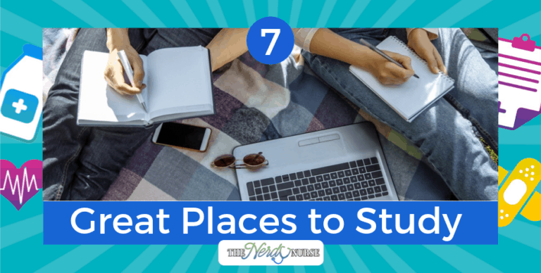 7 Great Places to Study When You Are In Nursing School
