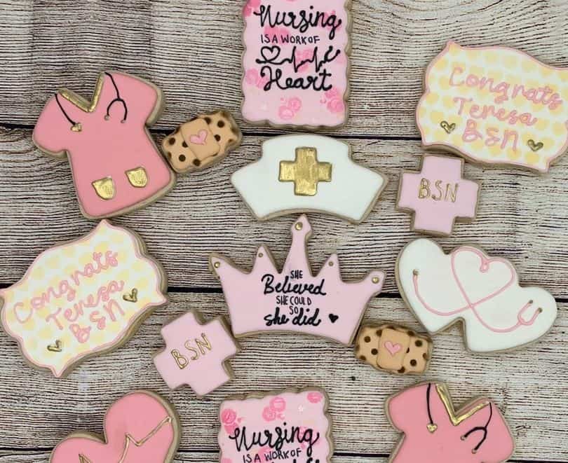Best Nurse Graduation Cookies For Your Nursing School Grad